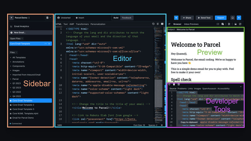 Workspace – Parcel Documentation